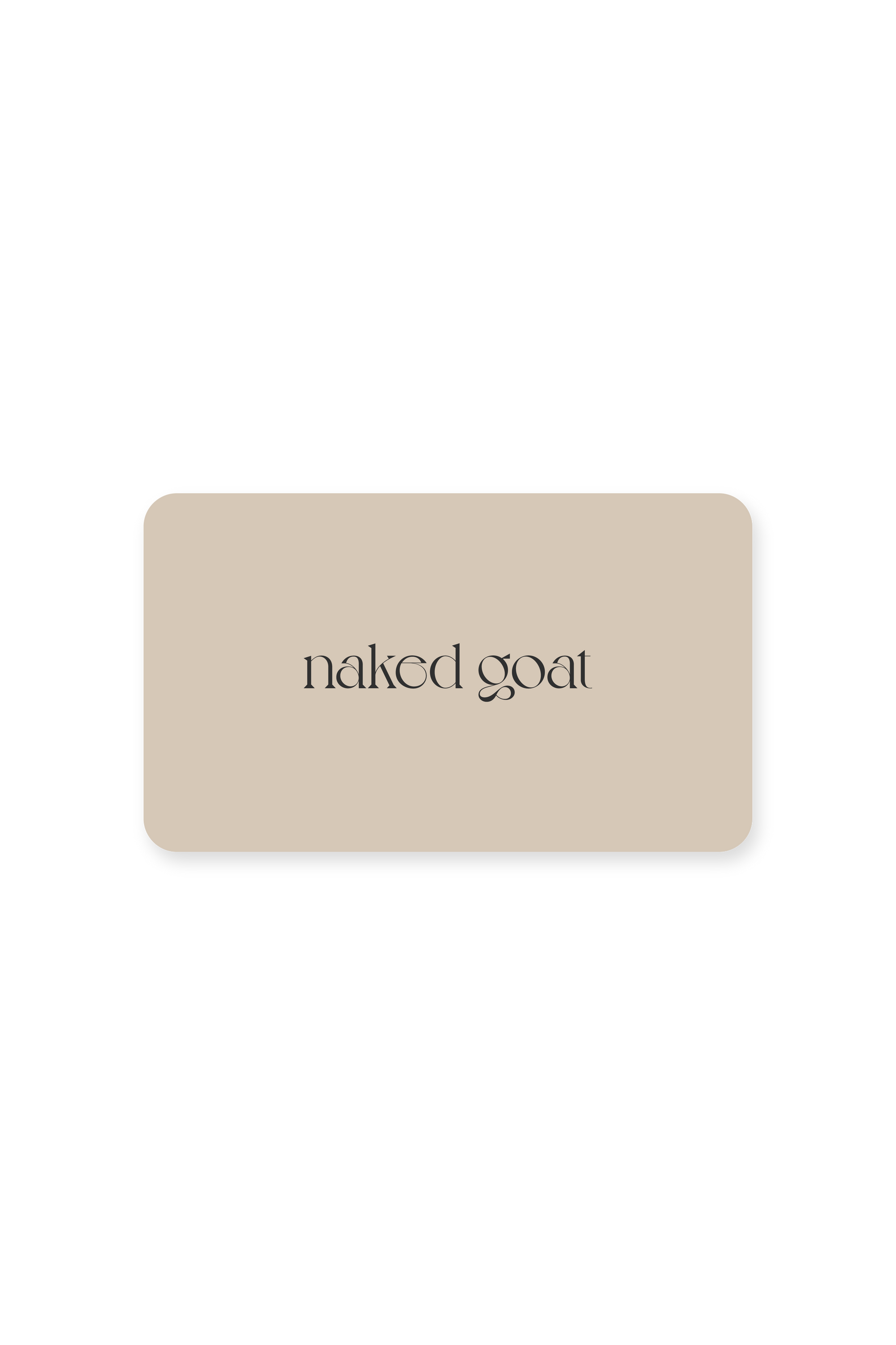 Naked Goat Gift Card