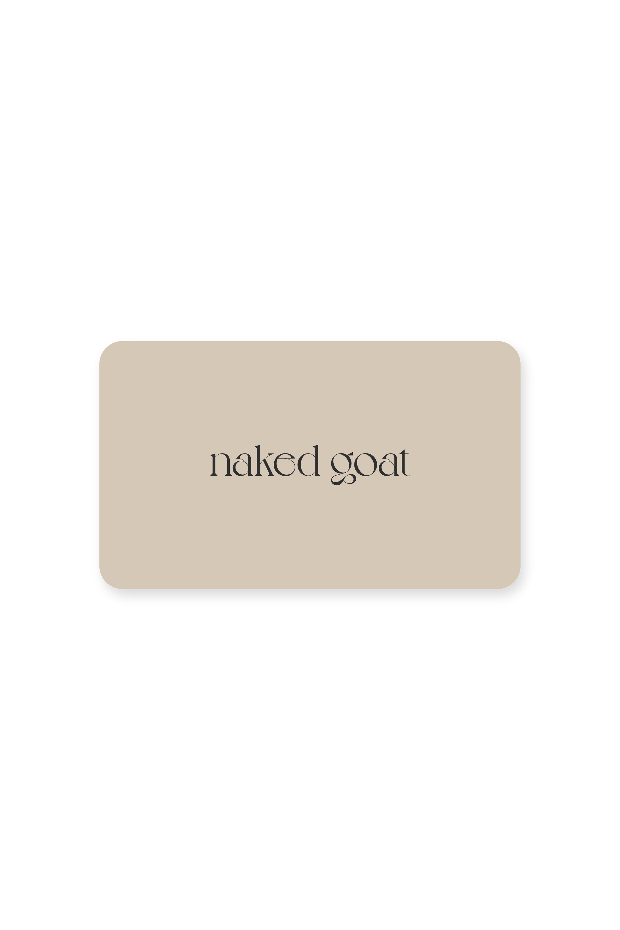 Naked Goat Gift Card